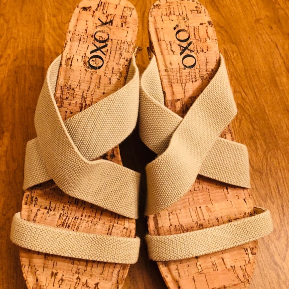 XOXO | Shoes | Nwob Xoxo Belicia Cork Wedge Slip On Shoe | Poshmark
